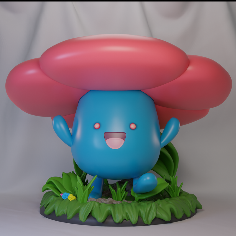 Pokémon – 45 – Vileplume – Poke Crisis Miniatures – 35mm – The Save Game