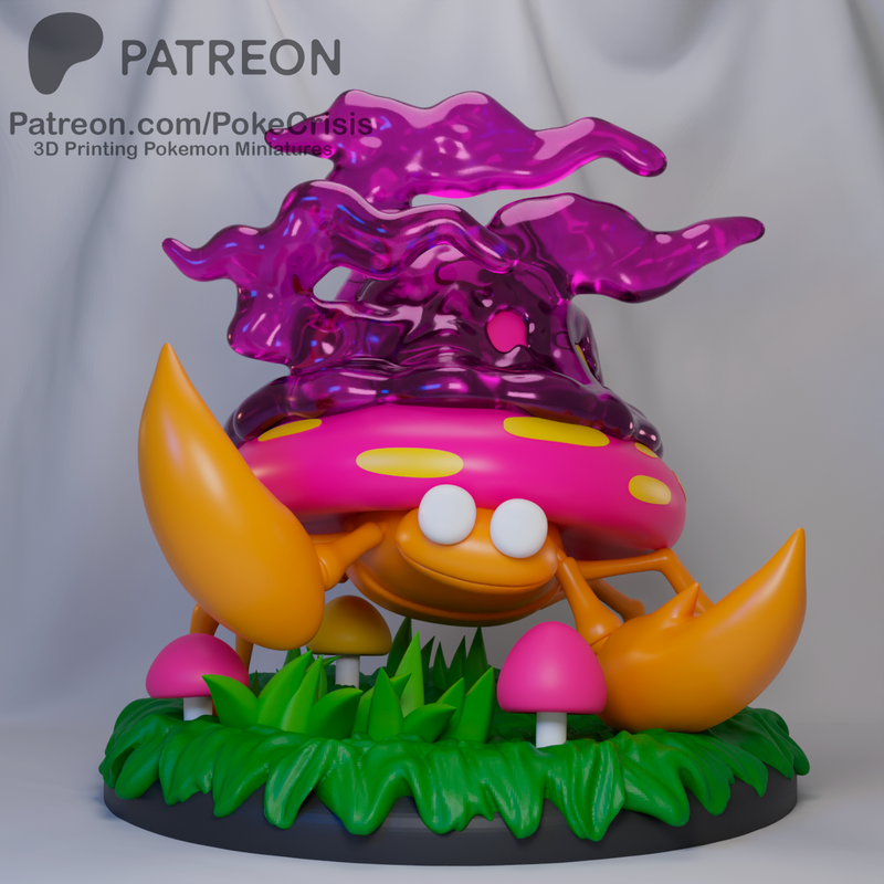 Pokémon – 47 – Parasect – Poke Crisis Miniatures – 35mm – The Save Game