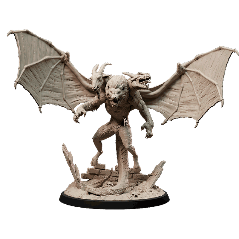 Miniatura RPG Monstro Chimera A Mad Mage’s Experiments – The Save Game