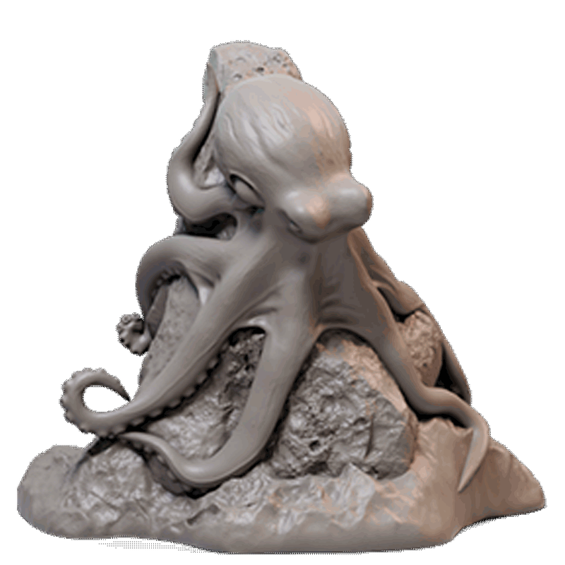 Miniatura RPG Objeto Octopus Going Down the Drain – The Save Game