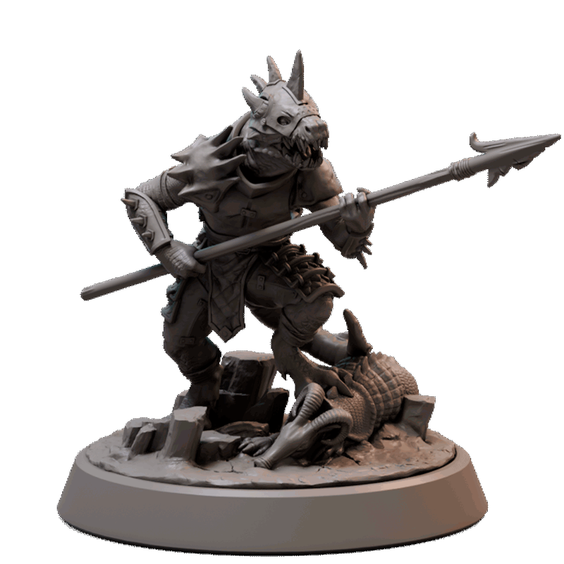 Miniatura RPG Inimigo Kobold Spearman It’s A(nother) Trap! – The Save Game