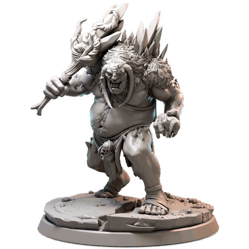 Miniatura RPG Inimigo Ice Troll Snowy Mountain Summit – The Save Game